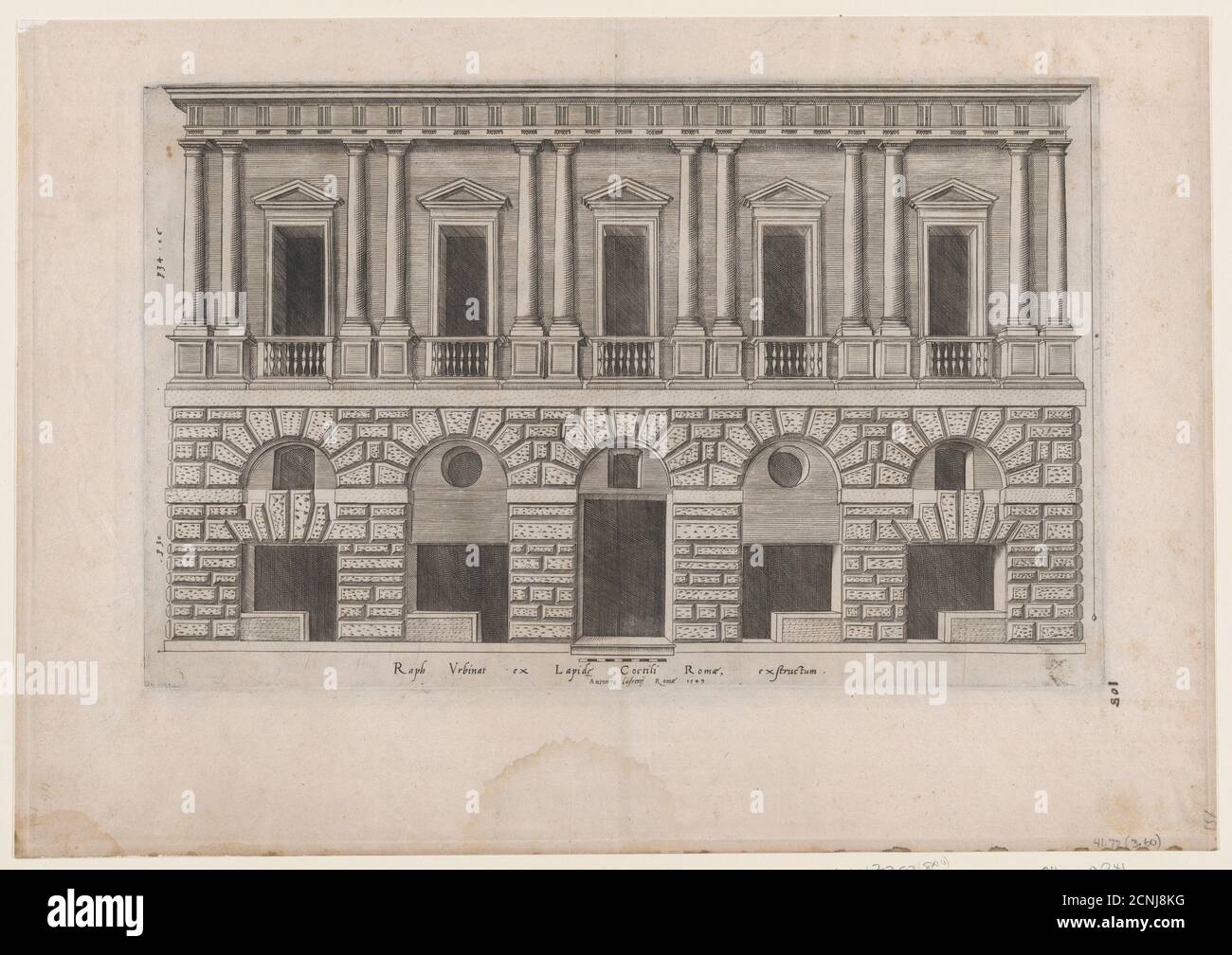Speculum Romanae Magnificentiae: House of Raphael, 1549 Stock Photo - Alamy