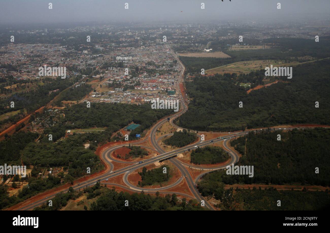 Road interchange aerial africa High Resolution Stock Photography and ...