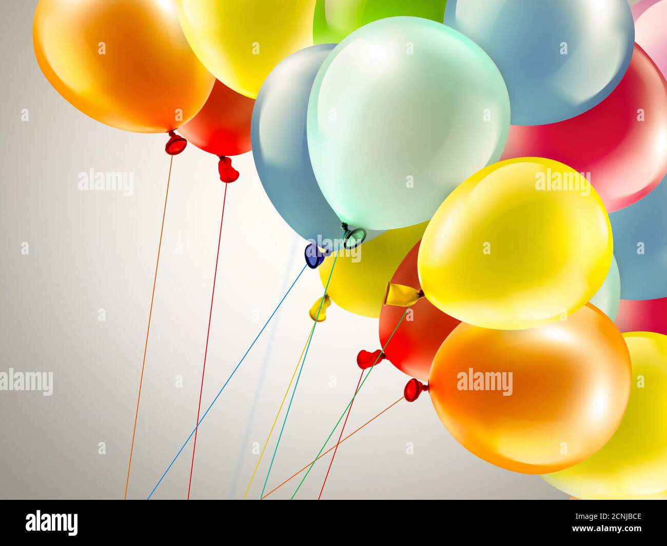 festive background with balloons Stock Photo - Alamy