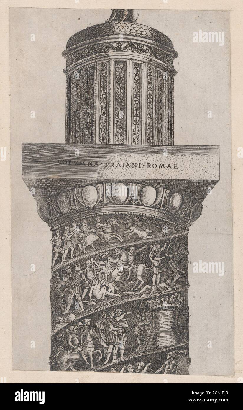 Speculum Romanae Magnificentiae: The upper portion of Trajan's Column ...