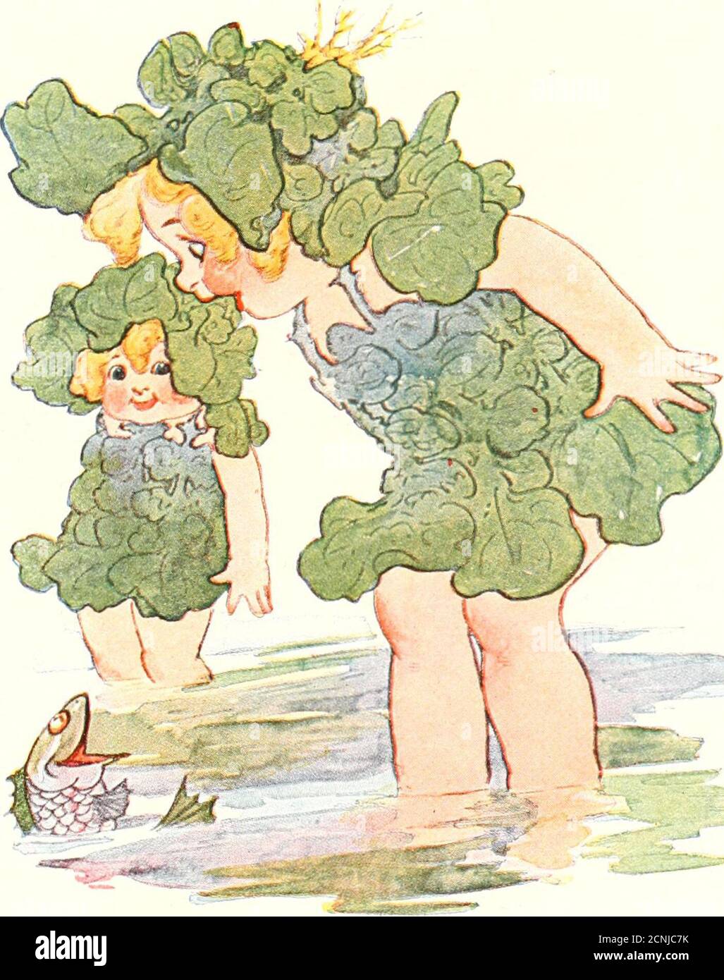 . Mother Earth's children; the frolics of the fruits and vegetables . T ...