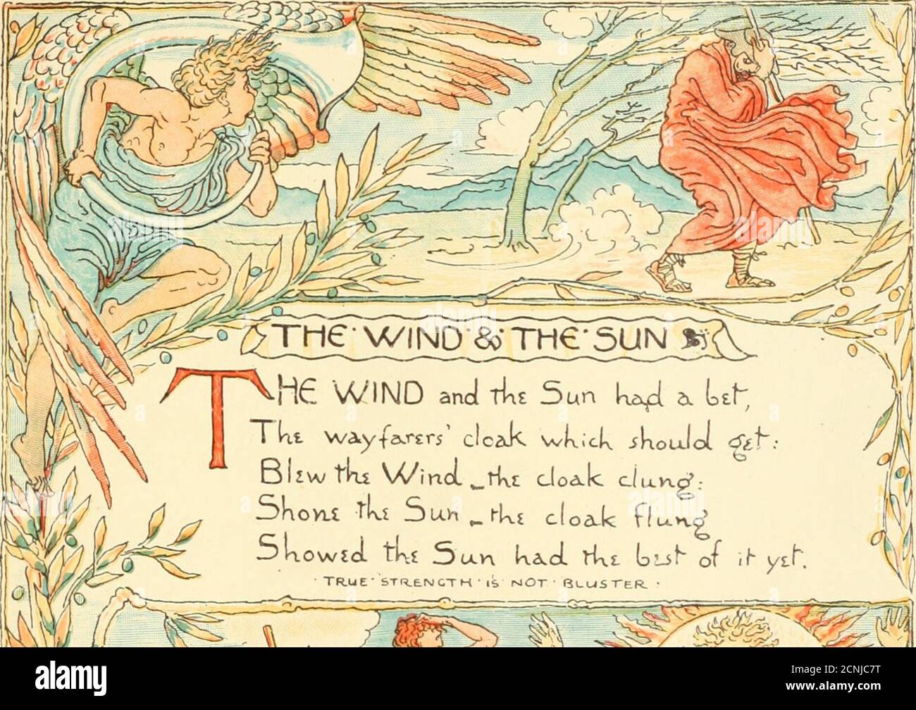 Sun and wind aesop hi-res stock photography and images - Alamy