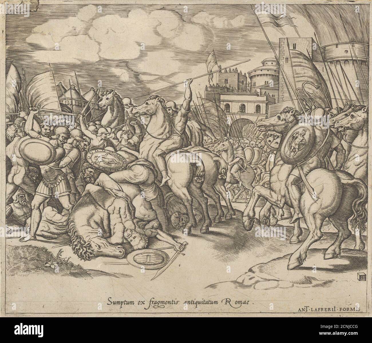 Speculum Romanae Magnificentiae: The Victory of Scipio [over Syphax ...