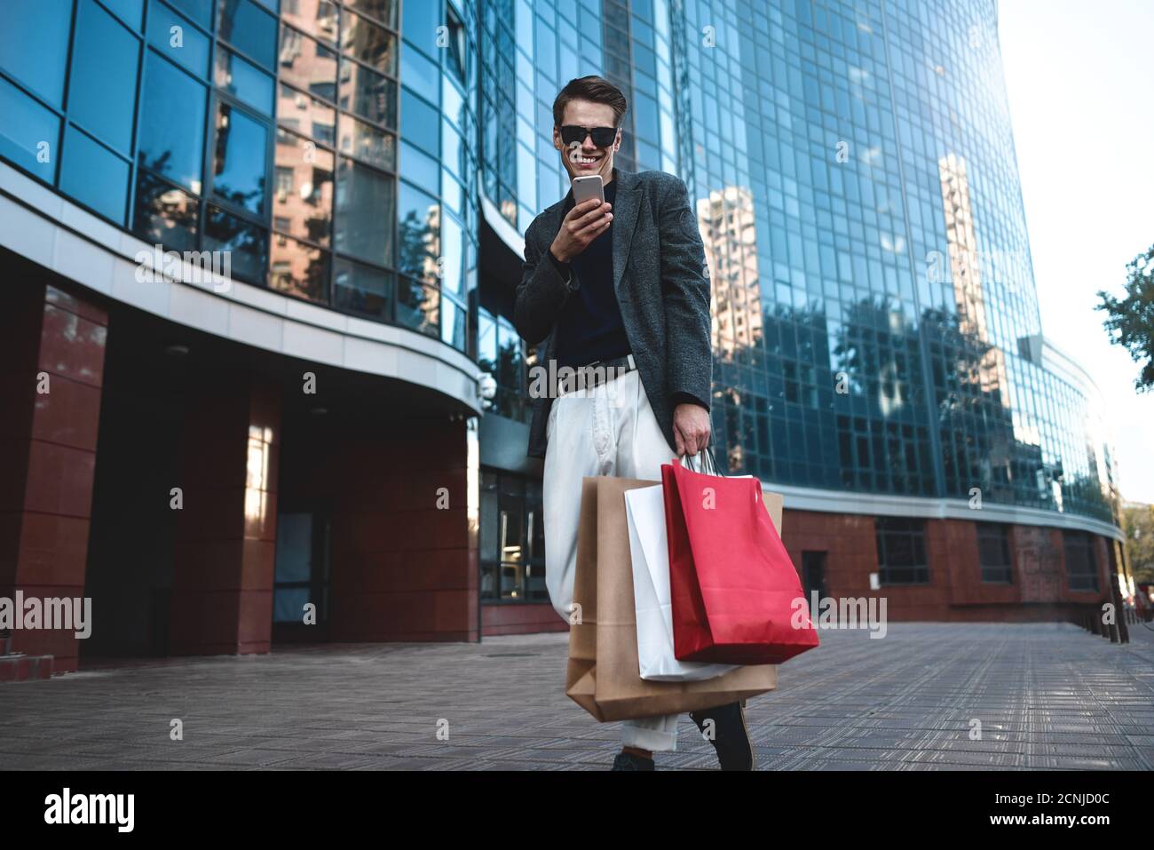 Stylish shopping street hi-res stock photography and images - Alamy