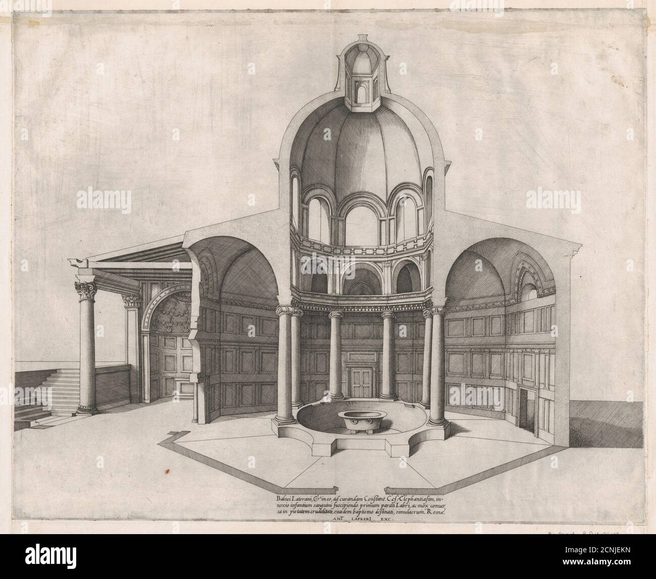 Speculum Romanae Magnificentiae: Interior of the Lateran, 16th century ...
