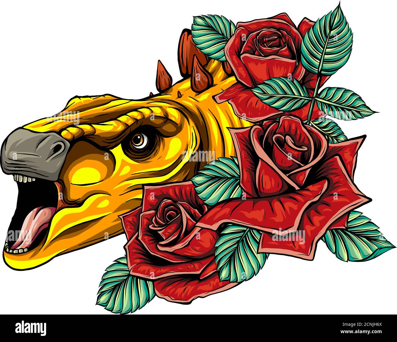 Stegosaurus dinosaur Stock Vector Images - Alamy