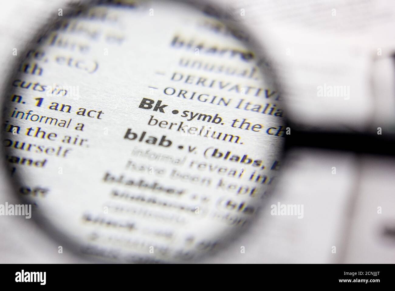 Bk word hi-res stock photography and images - Alamy
