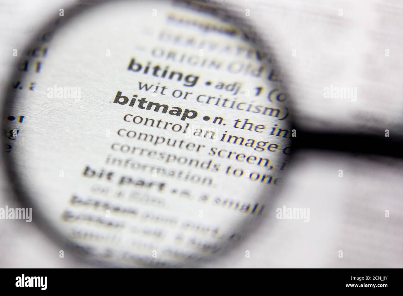 Bitmap text hi-res stock photography and images - Alamy
