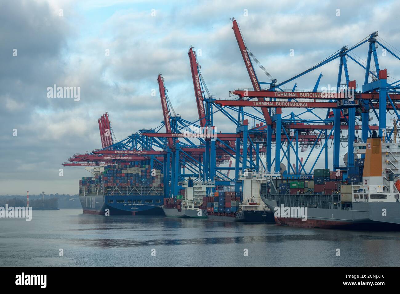 Quay, port, container port, crane, cranes, loading crane, loading ...