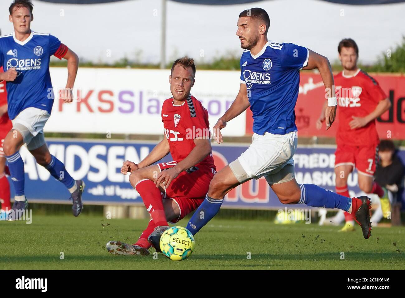 Fredericia, Denmark, 17th, September 2020. Nemanja Cavnic (5) of Fremad ...