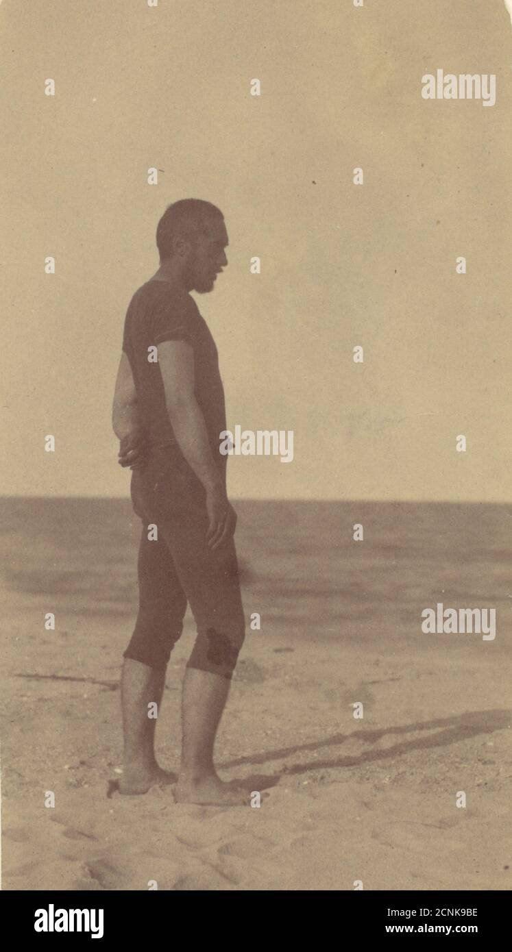 [Thomas Eakins in Swim Suit], 1880s Stock Photo - Alamy