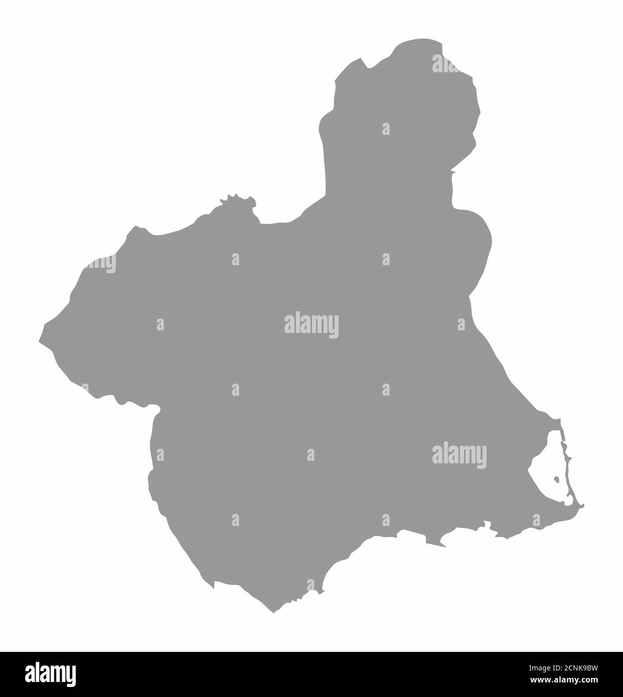 Murcia region map Stock Vector Image & Art - Alamy