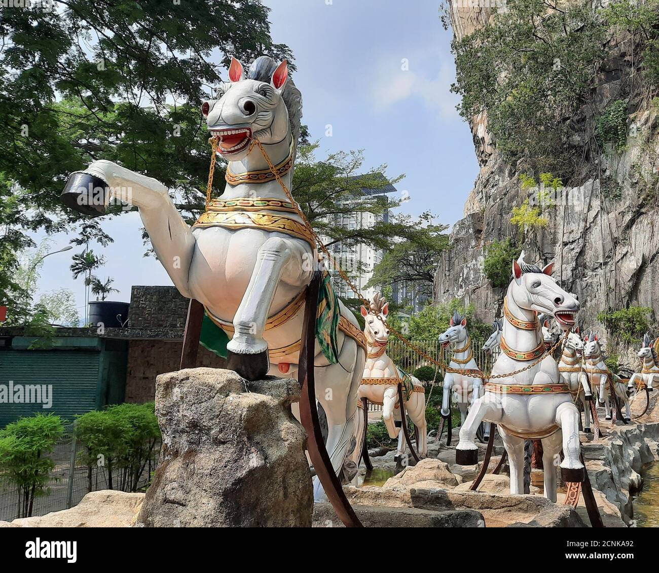 Hanuman statue batu caves kuala hi-res stock photography and images - Alamy