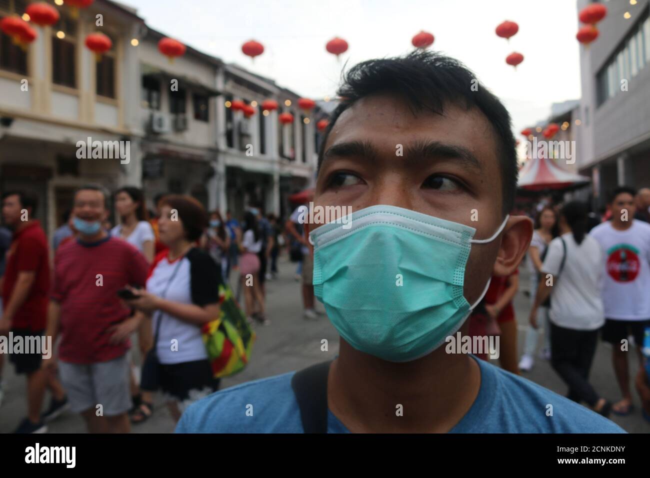 GEORGETOWN, PENANG, MALAYSIA - Feb 02, 2020: Young asian man from ...
