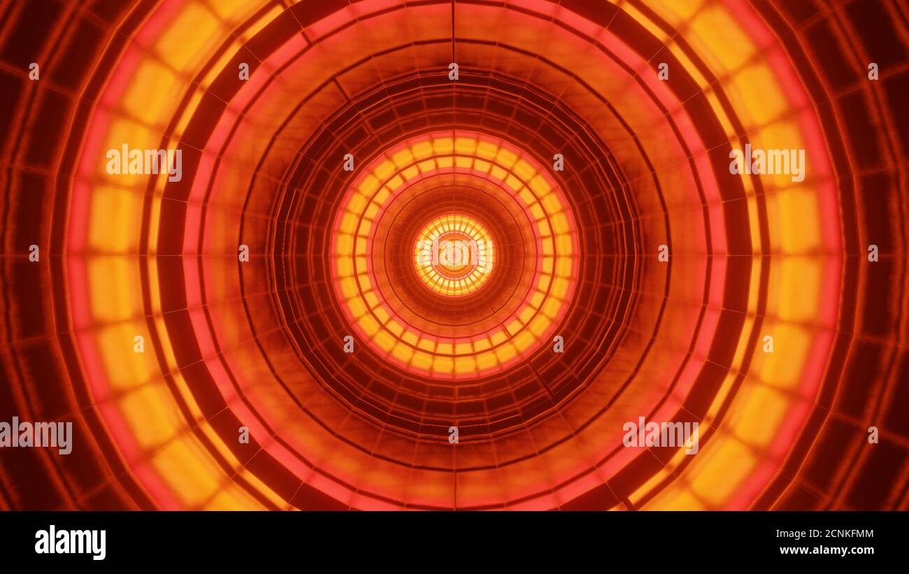 Striking Refraction Colored Light Hole 4k uhd 3d illustration ...