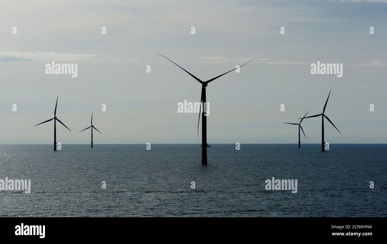 Wind farm denmark esbjerg hi-res stock photography and images - Alamy