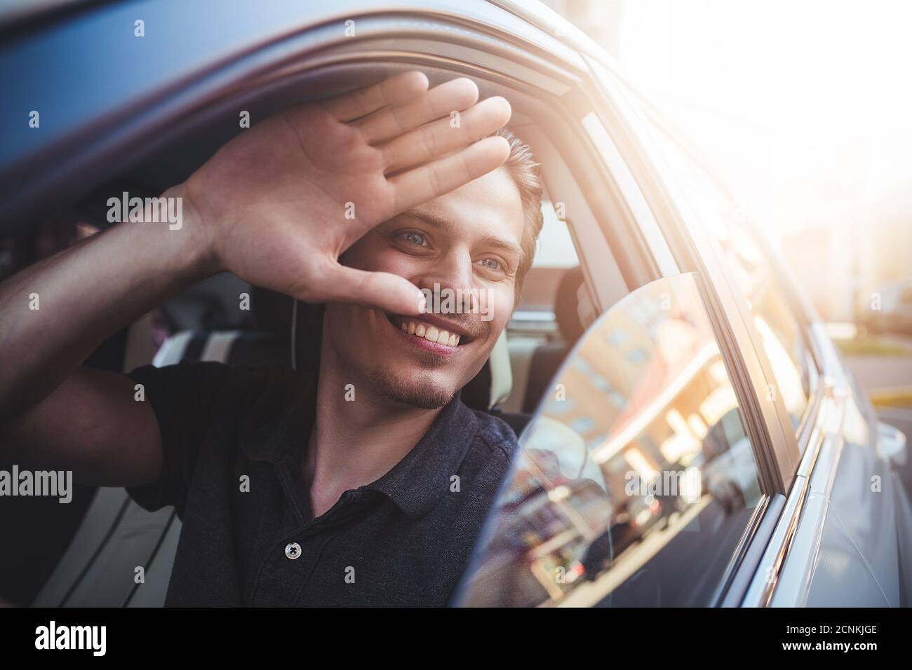 Man hello hi-res stock photography and images - Alamy