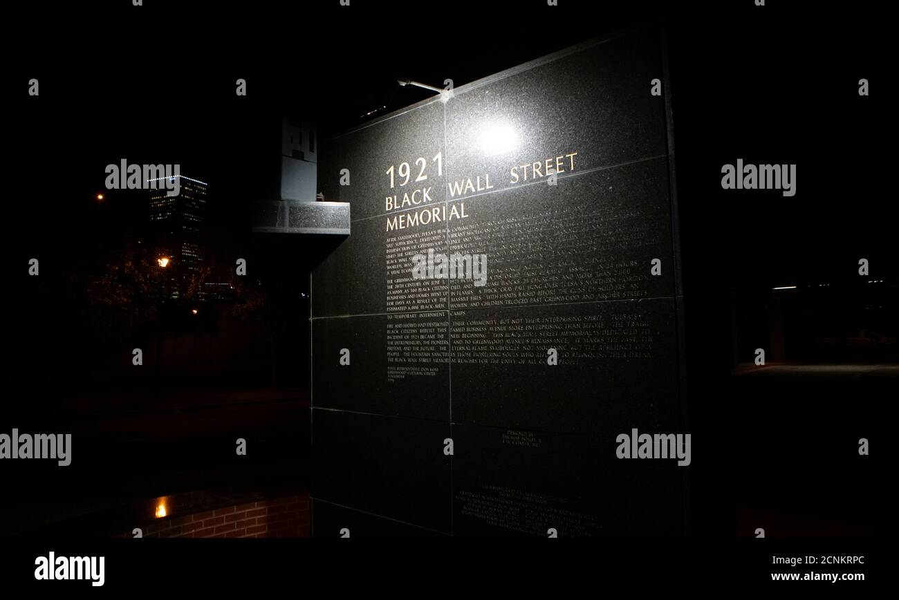 Tulsa black wall street hi-res stock photography and images - Alamy