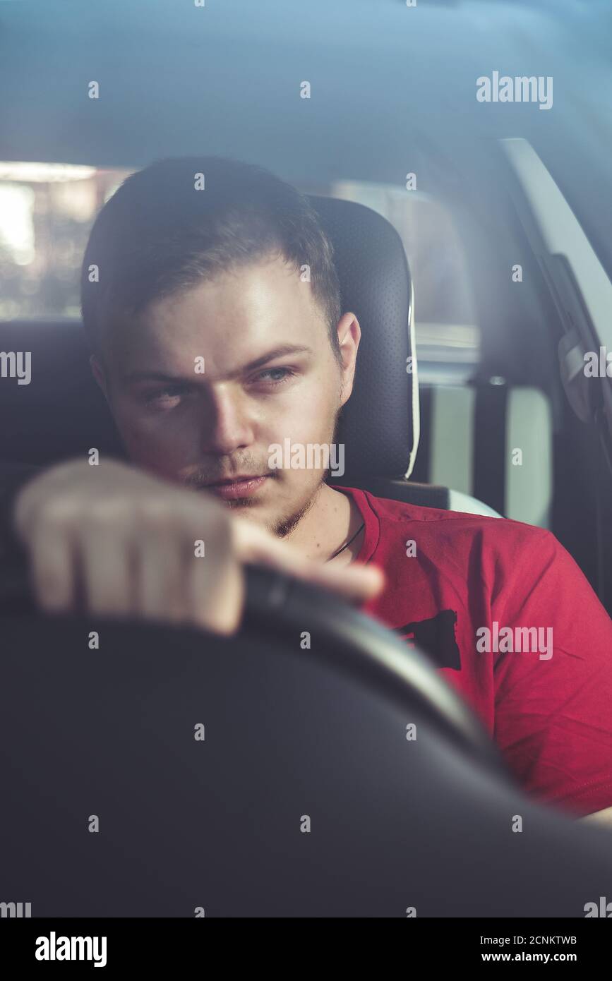 Guy with new car hi-res stock photography and images - Alamy