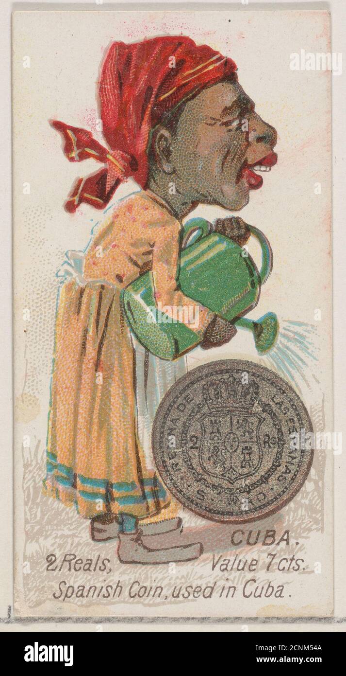 Cuba, 2 Reals, from the series Coins of All Nations (N72, variation 1 ...