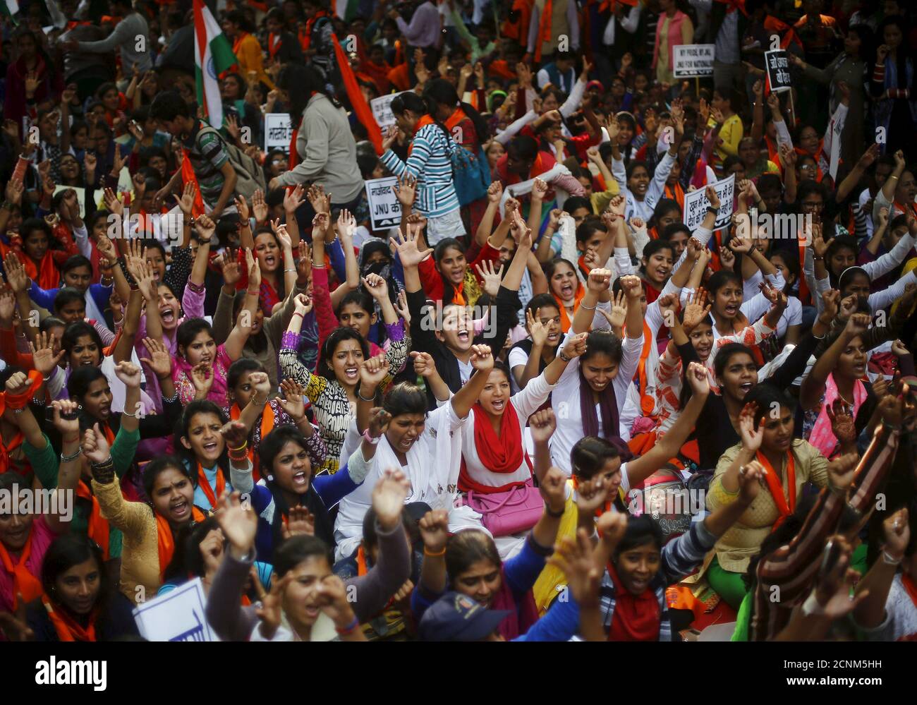 Hands raised protest hi-res stock photography and images - Alamy