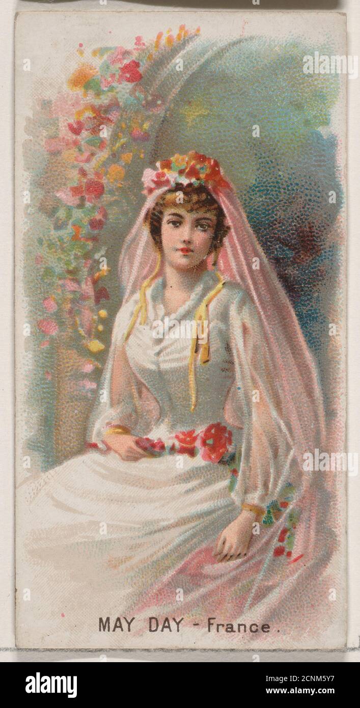 May Day, France, from the Holidays series (N80) for Duke brand ...