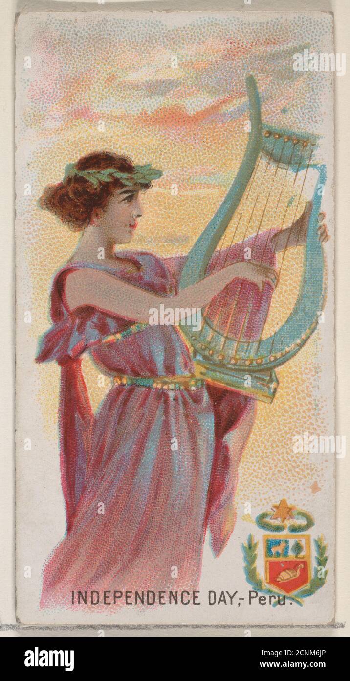 Independence Day, Peru, from the Holidays series (N80) for Duke brand ...