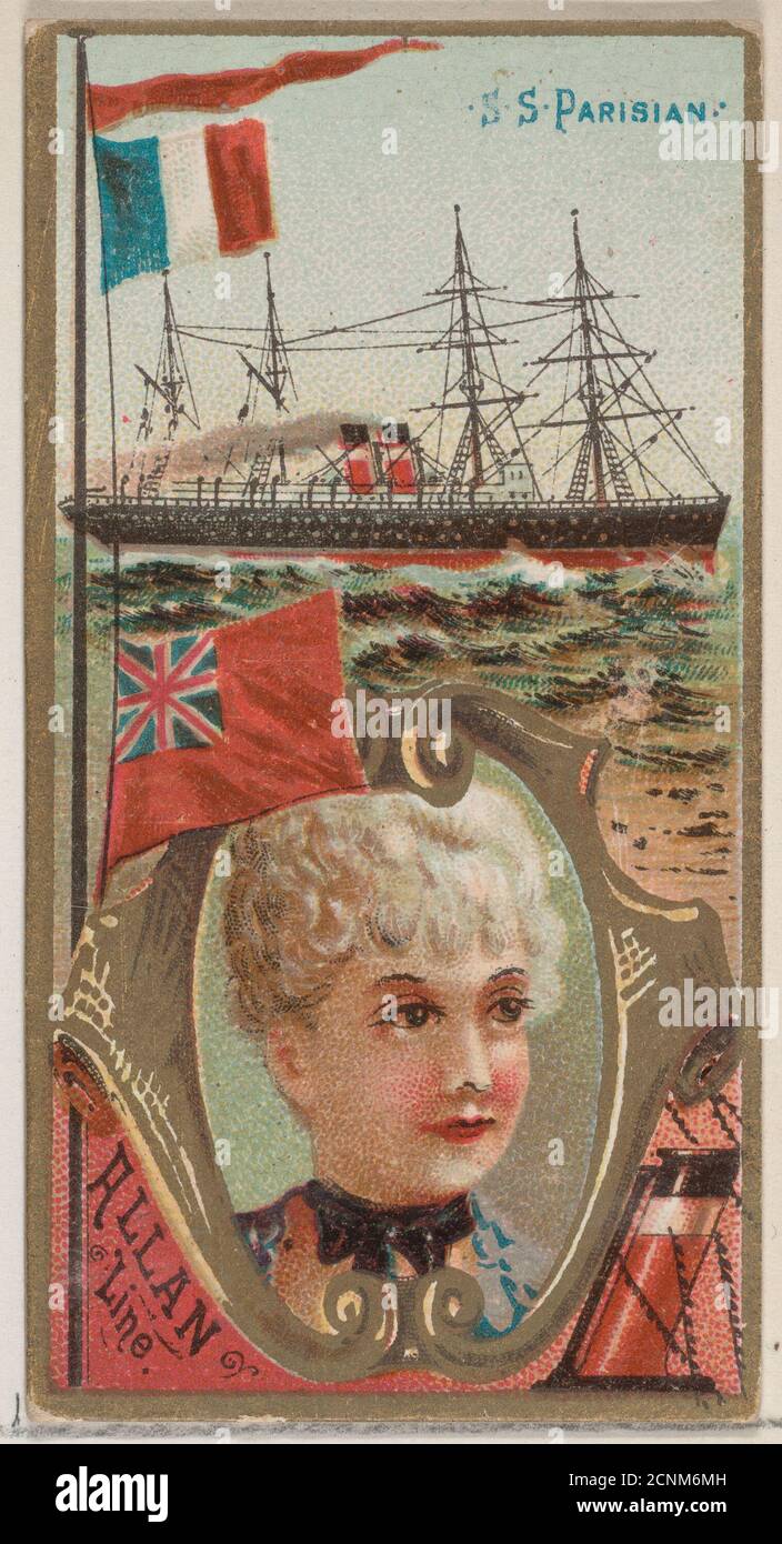 Steamship Parisian, Allan Line, from the Ocean and River Steamers ...