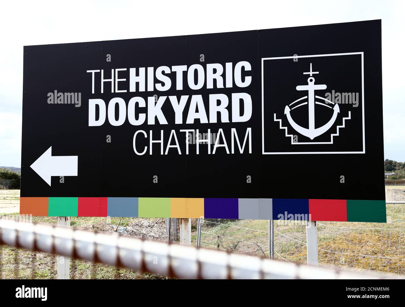 The Historic Dockyard Chatham sign or signage Stock Photo - Alamy