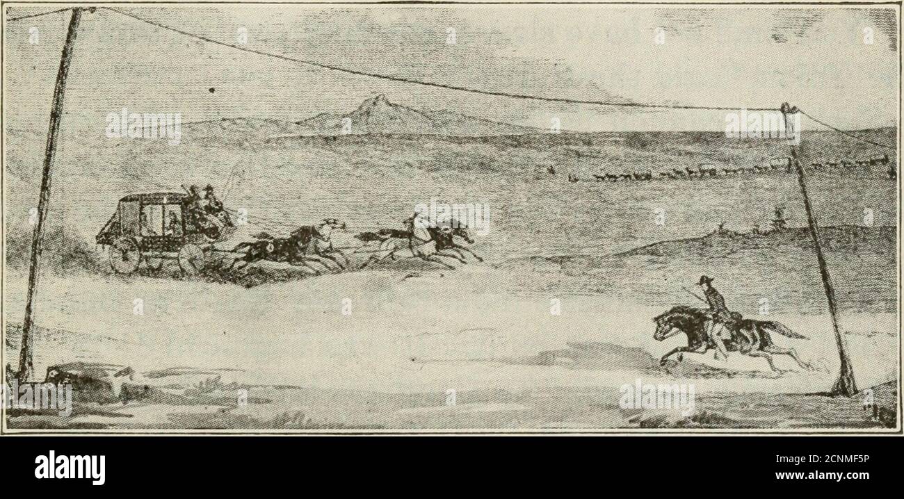 Overland stage line hi-res stock photography and images - Alamy