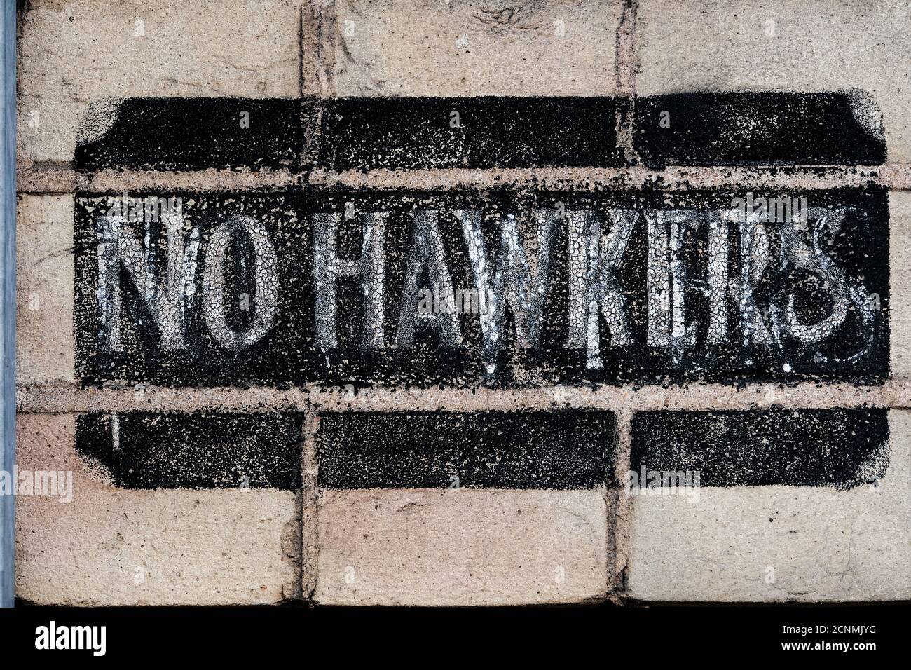 No hawkers sign hi-res stock photography and images - Alamy