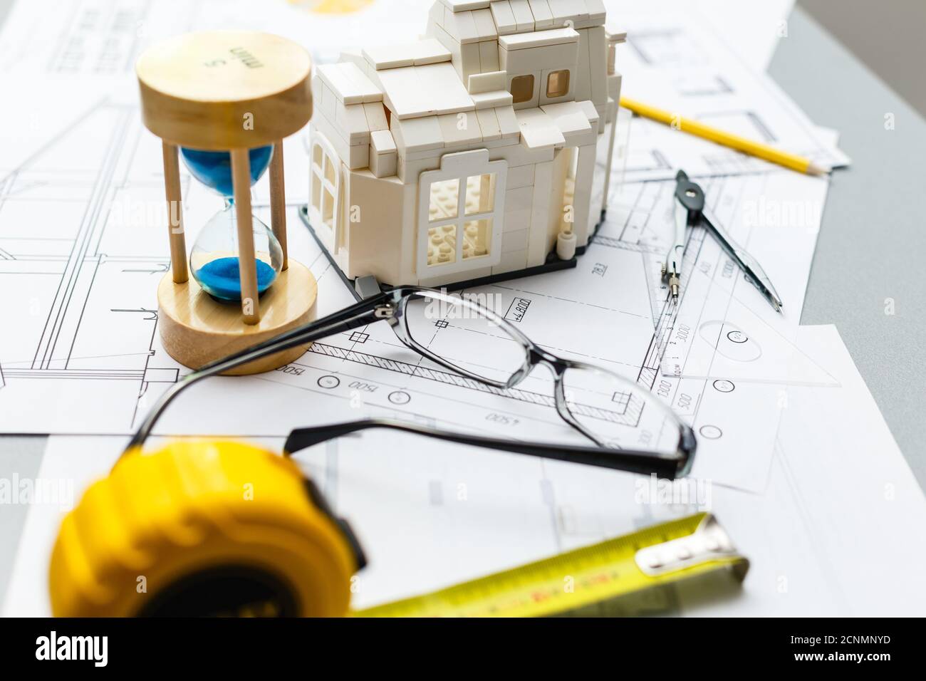 project of construction and renovation house Stock Photo - Alamy