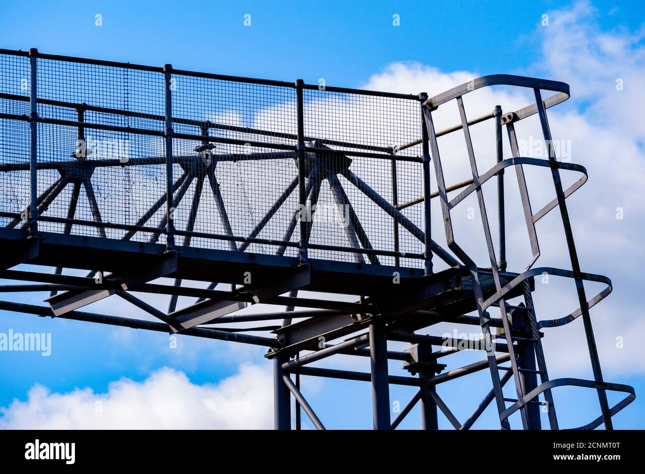 Work of a gantry crane on building site in York Stock Photo - Alamy