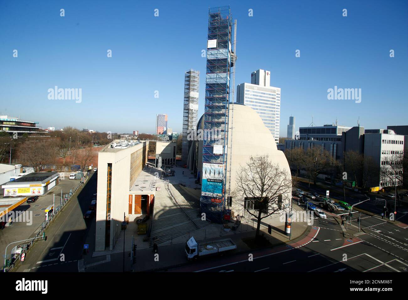 New cologne central mosque hi-res stock photography and images - Alamy
