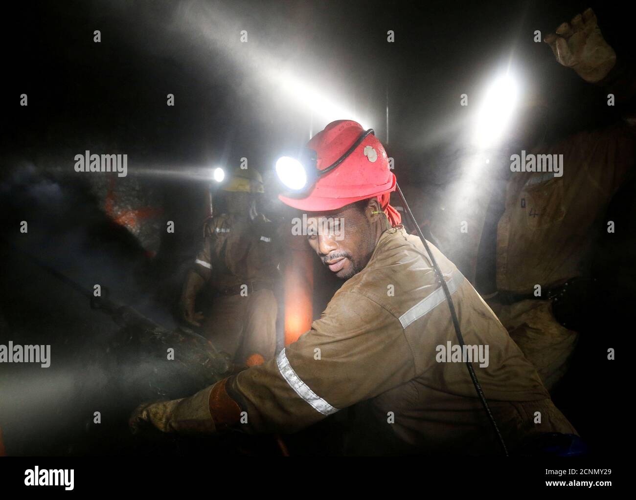 Miners africa underground hi-res stock photography and images - Alamy
