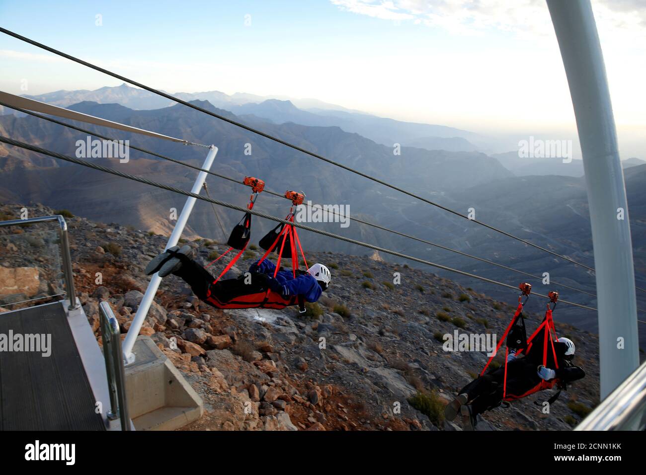 Jabal jais zipline hi-res stock photography and images - Alamy