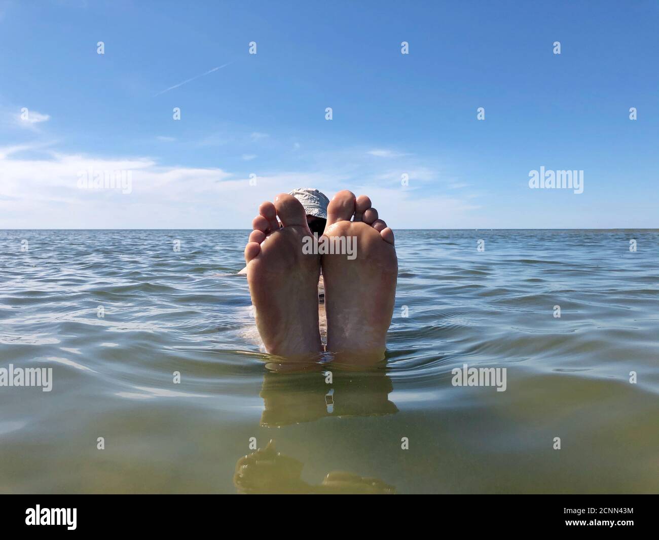 Floating foot hi-res stock photography and images - Alamy