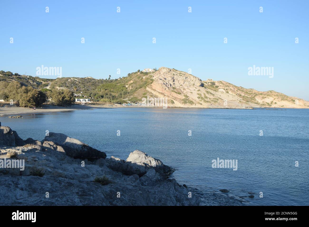 Beach at Kefalos, Kos Stock Photo - Alamy