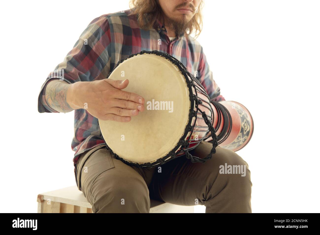 Hand tapping bongo drum hi-res stock photography and images - Alamy