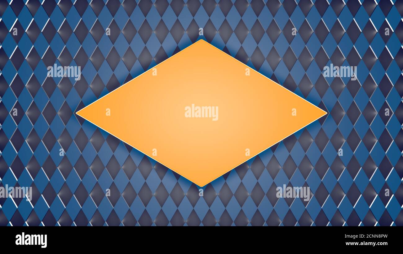 Diamond shaped invitation design. 3D illustration, 3D rendering Stock ...