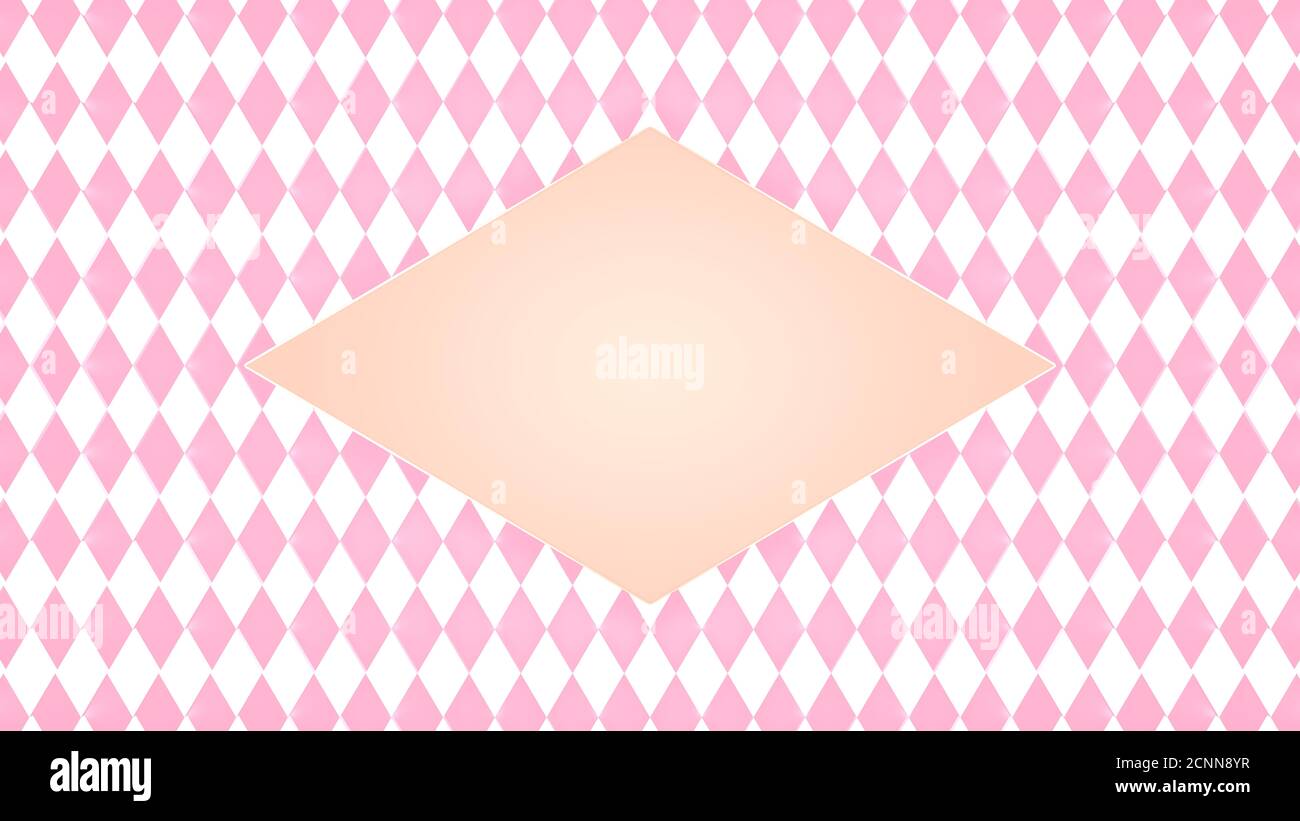 Diamond shaped invitation design. 3D illustration, 3D rendering Stock ...