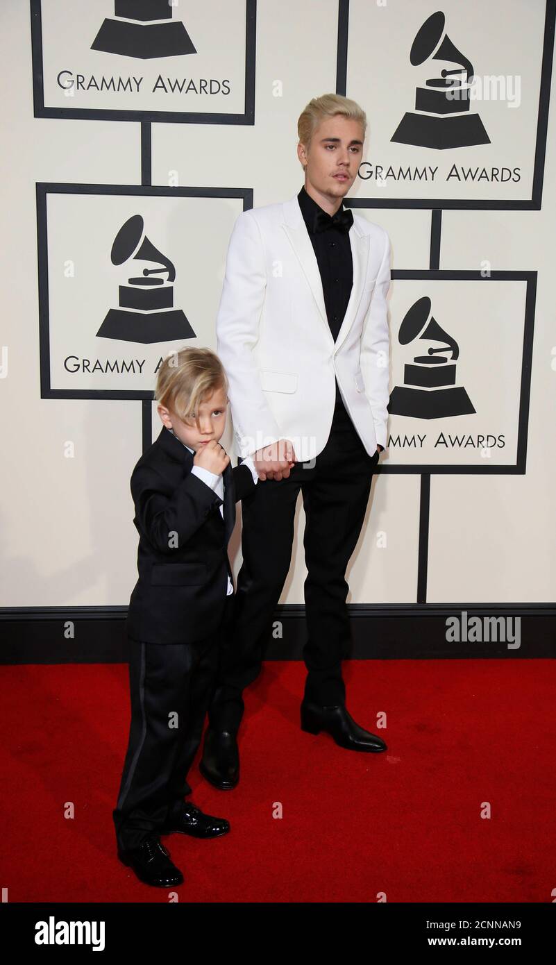 Justin bieber with his brother hi-res stock photography and images - Alamy