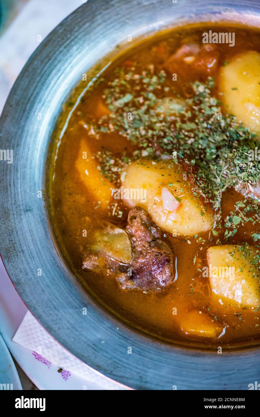 Bosanski lonac - traditional Bosnian beef stew Stock Photo - Alamy
