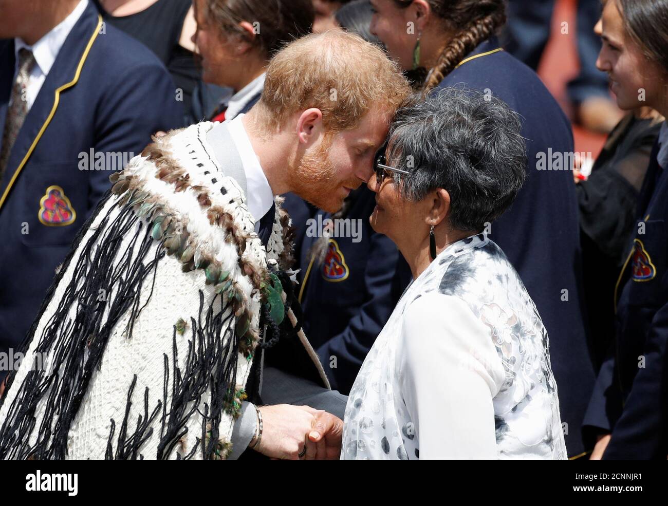 Hongi greeting hi-res stock photography and images - Alamy
