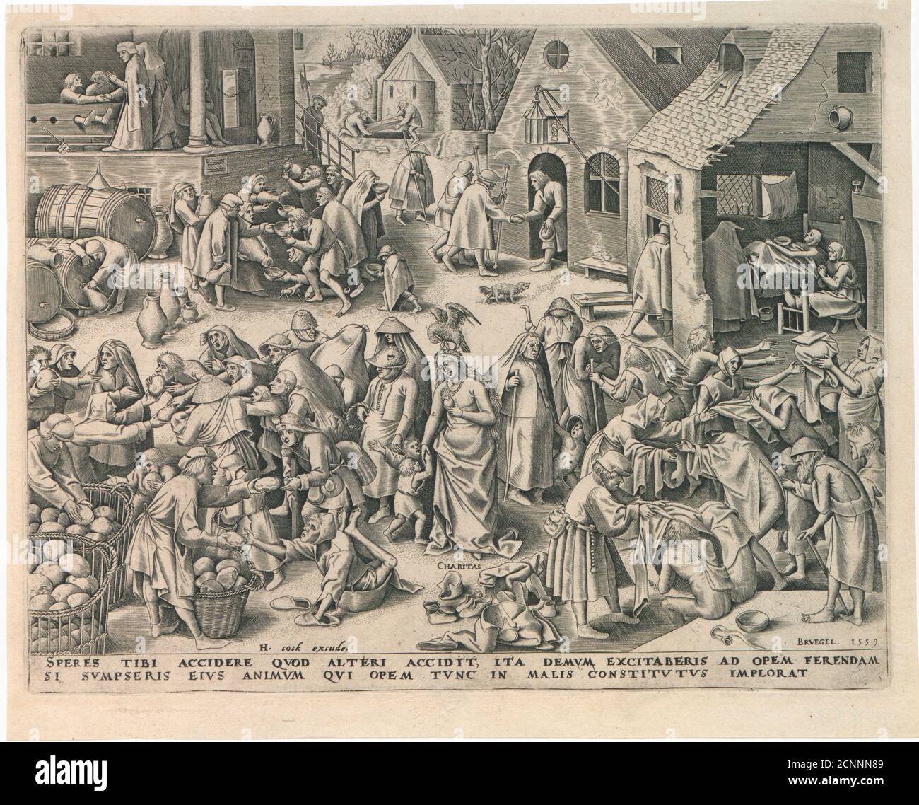 Caritas (Charity) from The Seven Virtues, 1559. Private Collection ...