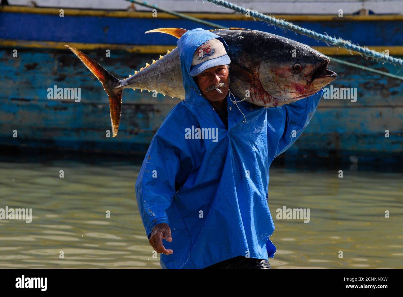 Fisherman, worker´s portrait Stock Photo - Alamy