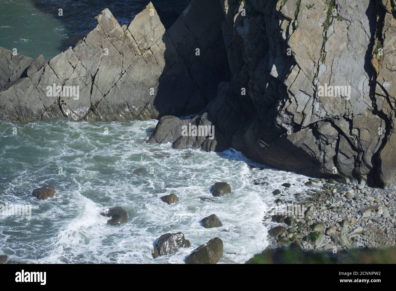 Baggy Point north devon Stock Photo - Alamy