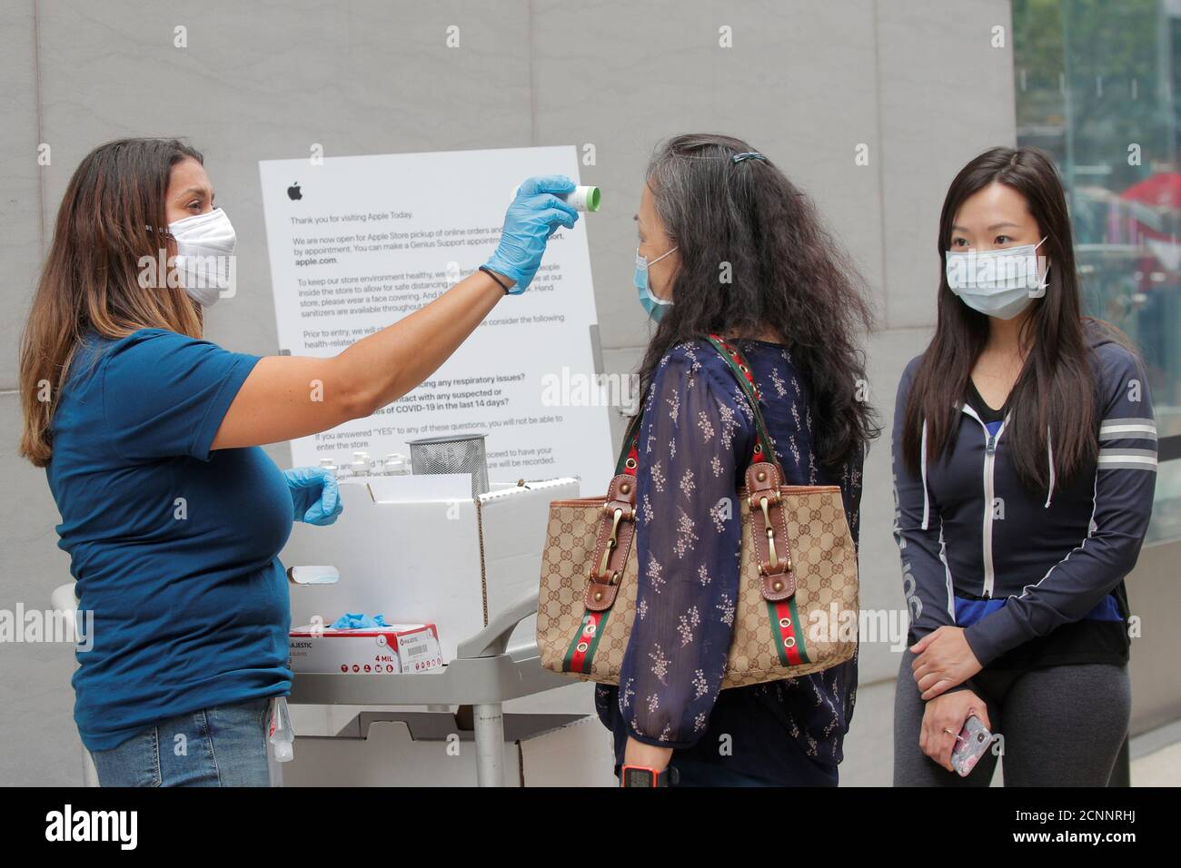 Customers temperature hi-res stock photography and images - Alamy