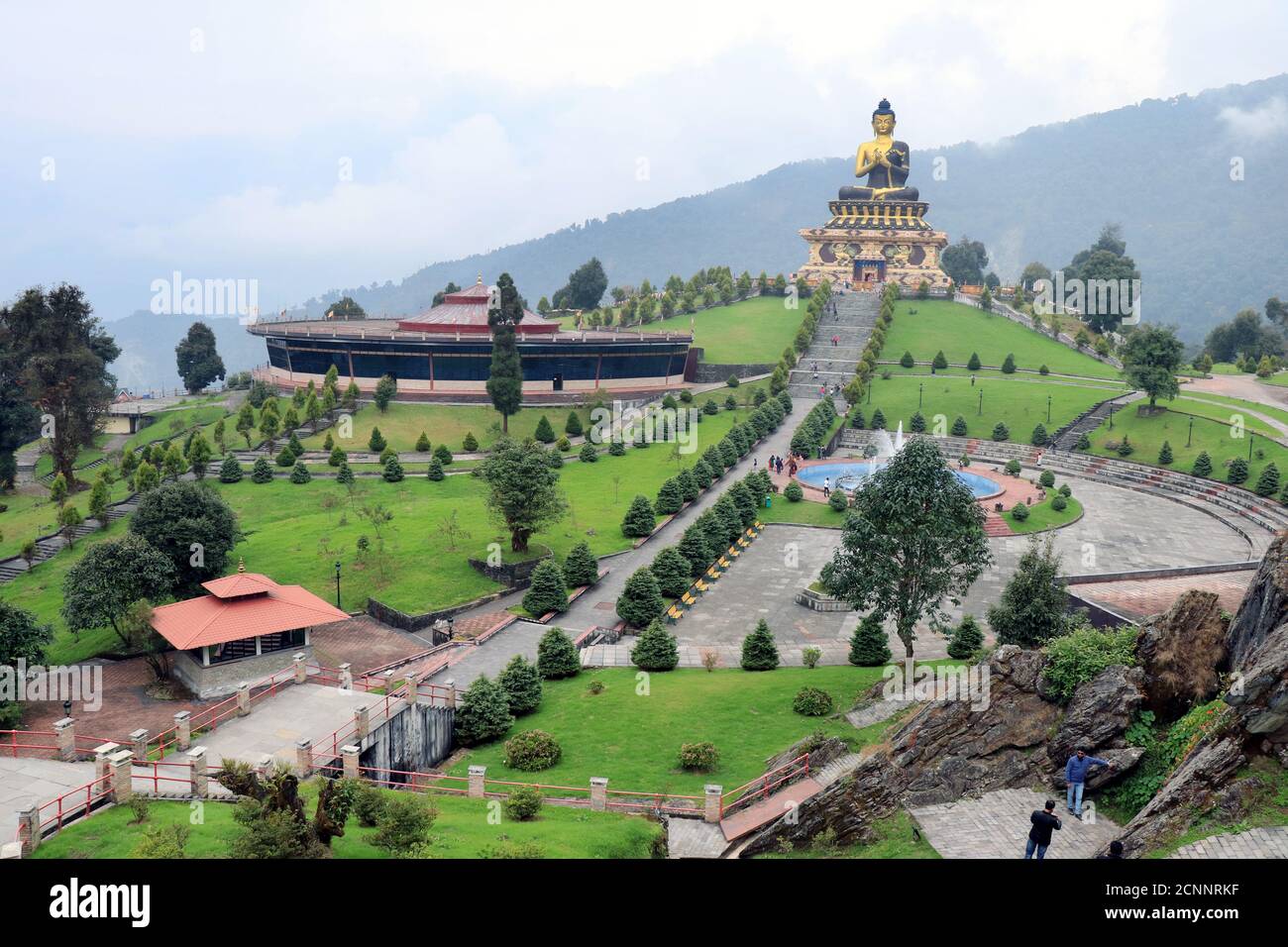 Buddha Park of Ravangla. Beautiful huge statue of Lord Buddha, at ...