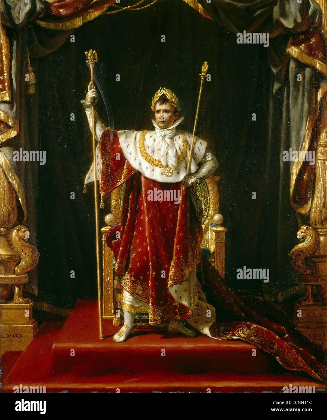 Emperor Napoleon I in His Imperial Robes, 1805. Found in the collection ...